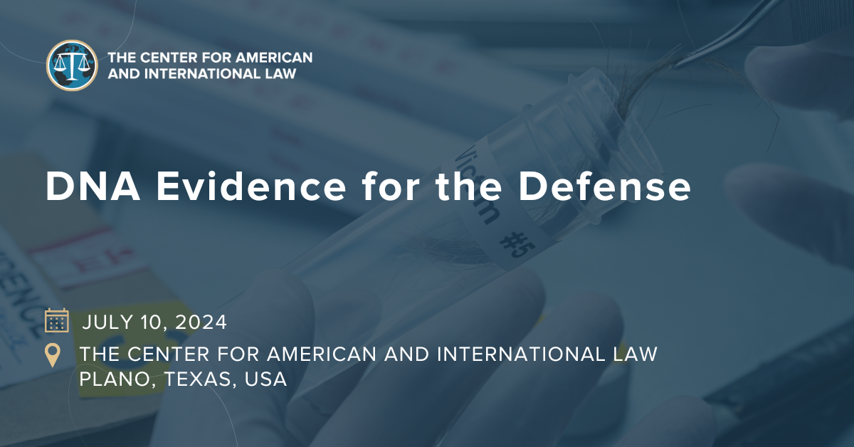 DNA Evidence for the Defense