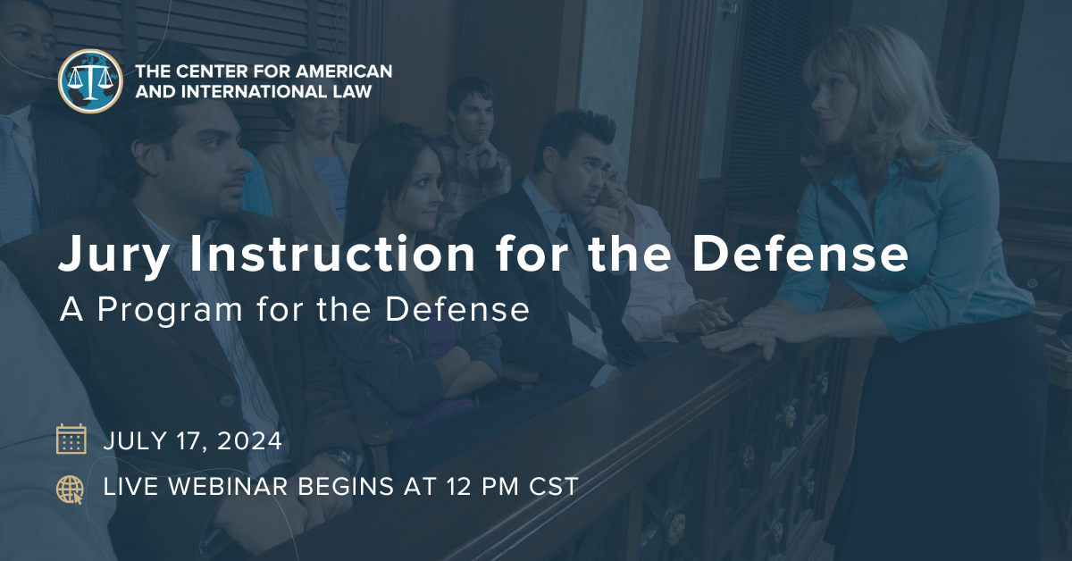 Jury Instruction for the Defense