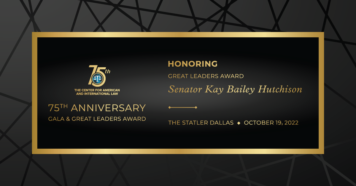 75th Anniversary Gala & Great Leaders Award