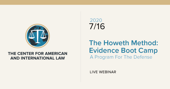 The Howeth Method: Evidence Boot Camp