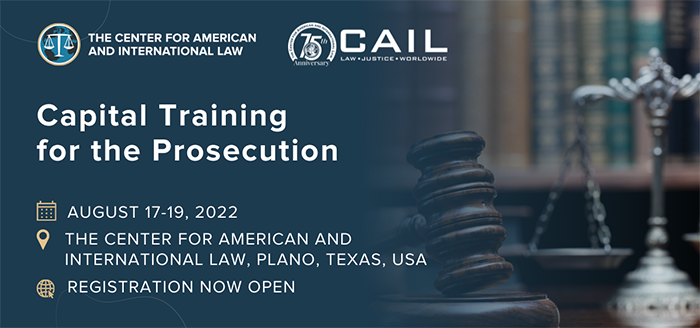 Capital & Non-Capital Training for the Prosecution