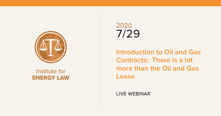 Introduction to Oil and Gas Contracts; There is a lot more than the Oil ...