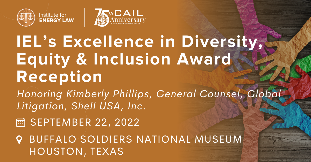IEL’s Excellence in Diversity, Equity & Inclusion Award Reception