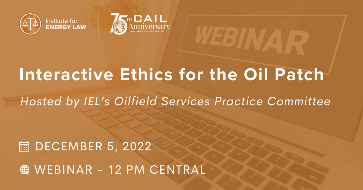 Interactive Ethics for the Oil Patch
