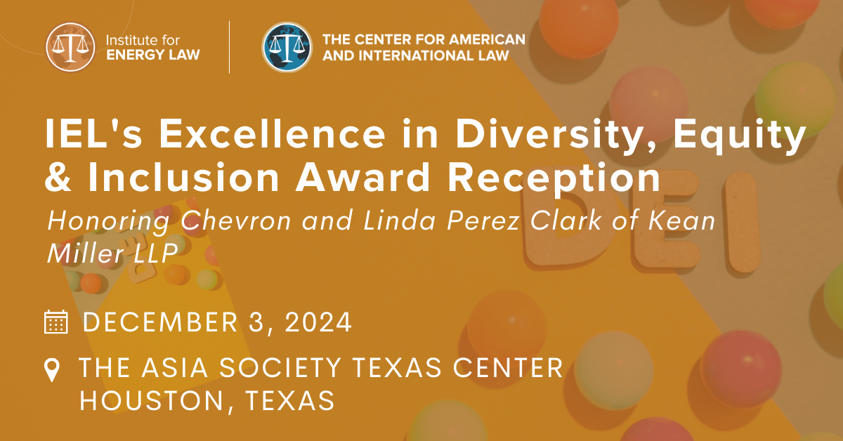 IEL's Excellence in Diversity, Equity & Inclusion Award Reception