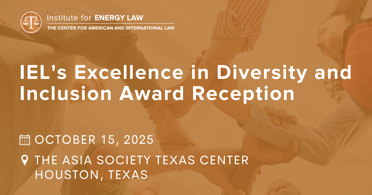 IEL's Excellence in Diversity and Inclusion Award Reception