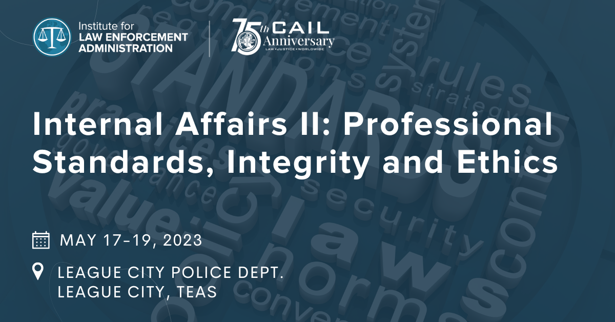 Internal Affairs Two: Professional Standards, Integrity and Ethics
