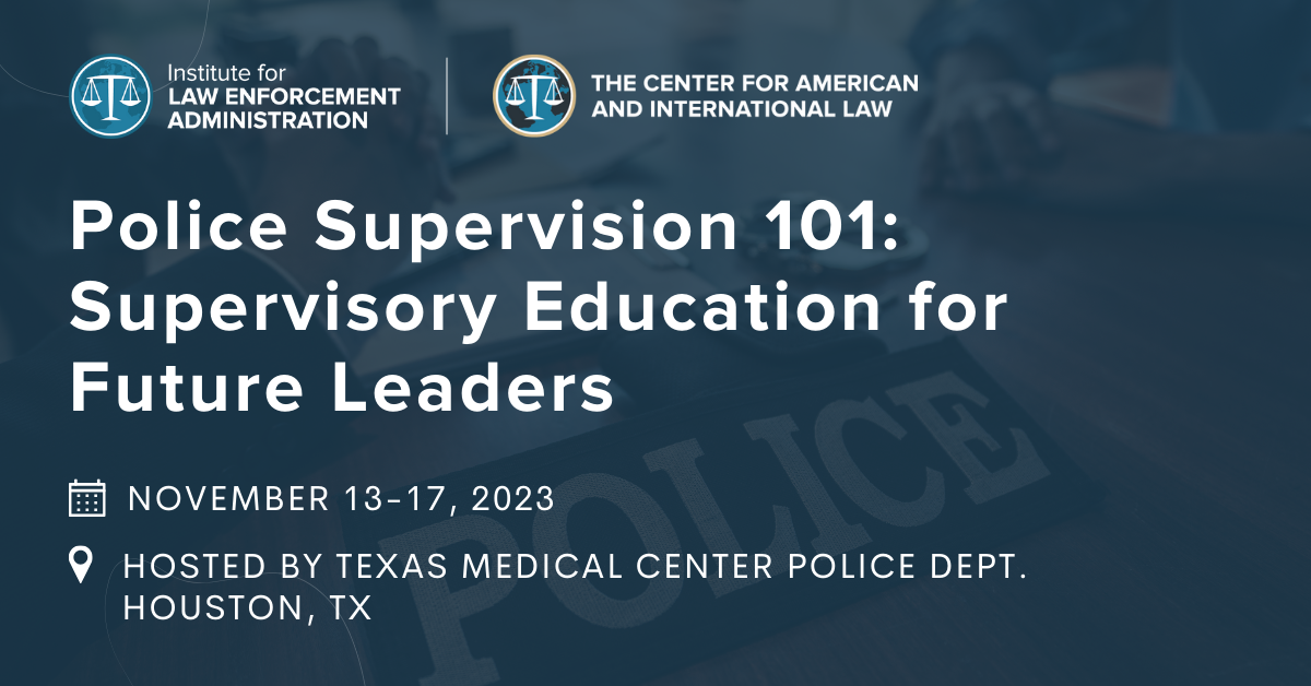 Police Supervision 101