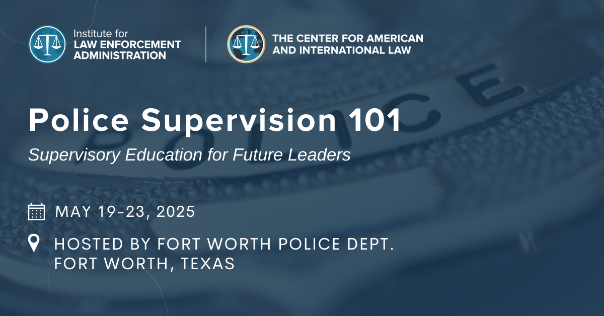 Police Supervision 101