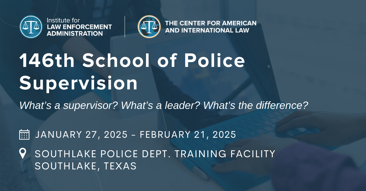 146th School of Police Supervision