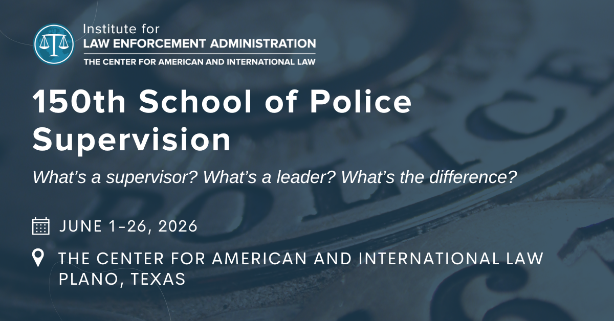 150th School of Police Supervision