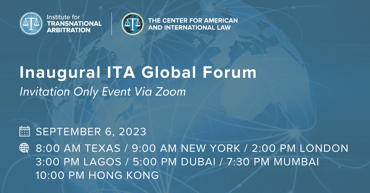 Inaugural ITA Global Forum