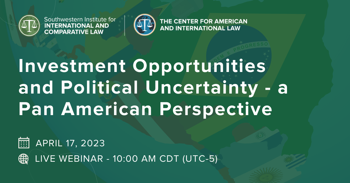 Investment Opportunities and Political Uncertainty - a Pan American ...