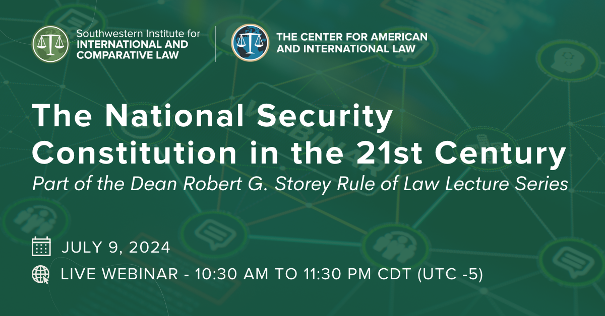 The National Security Constitution in the 21st Century