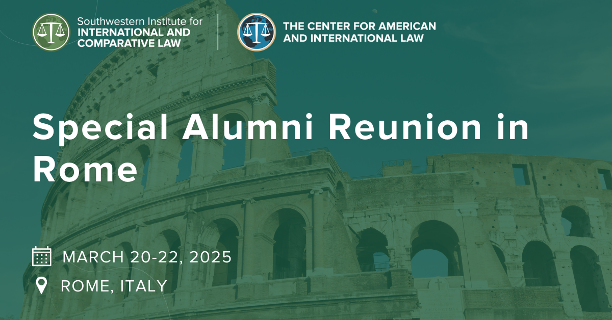 Special Alumni Reunion in Rome
